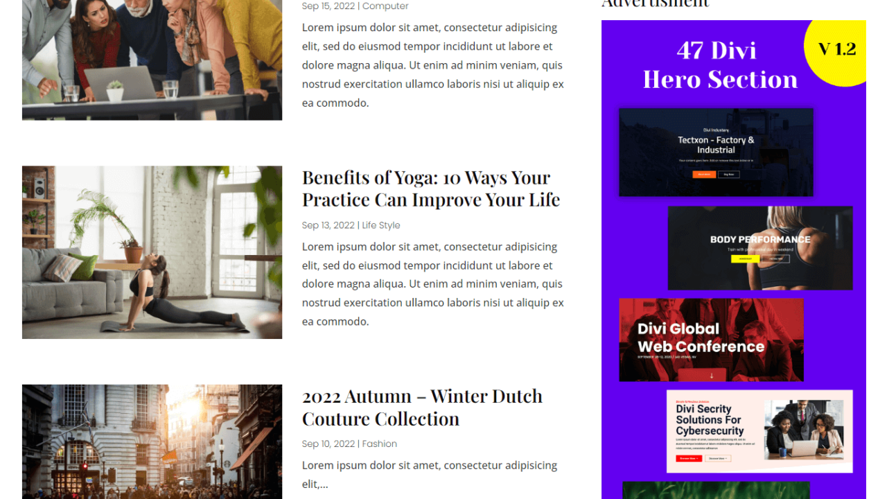 Blog Layout Pack | Divipot