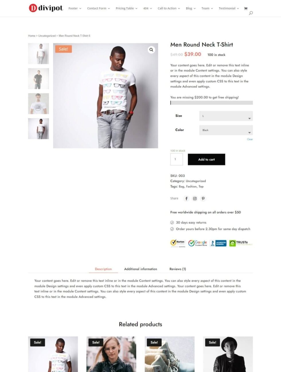 Divi WooCommerce Layout Pack | Divipot